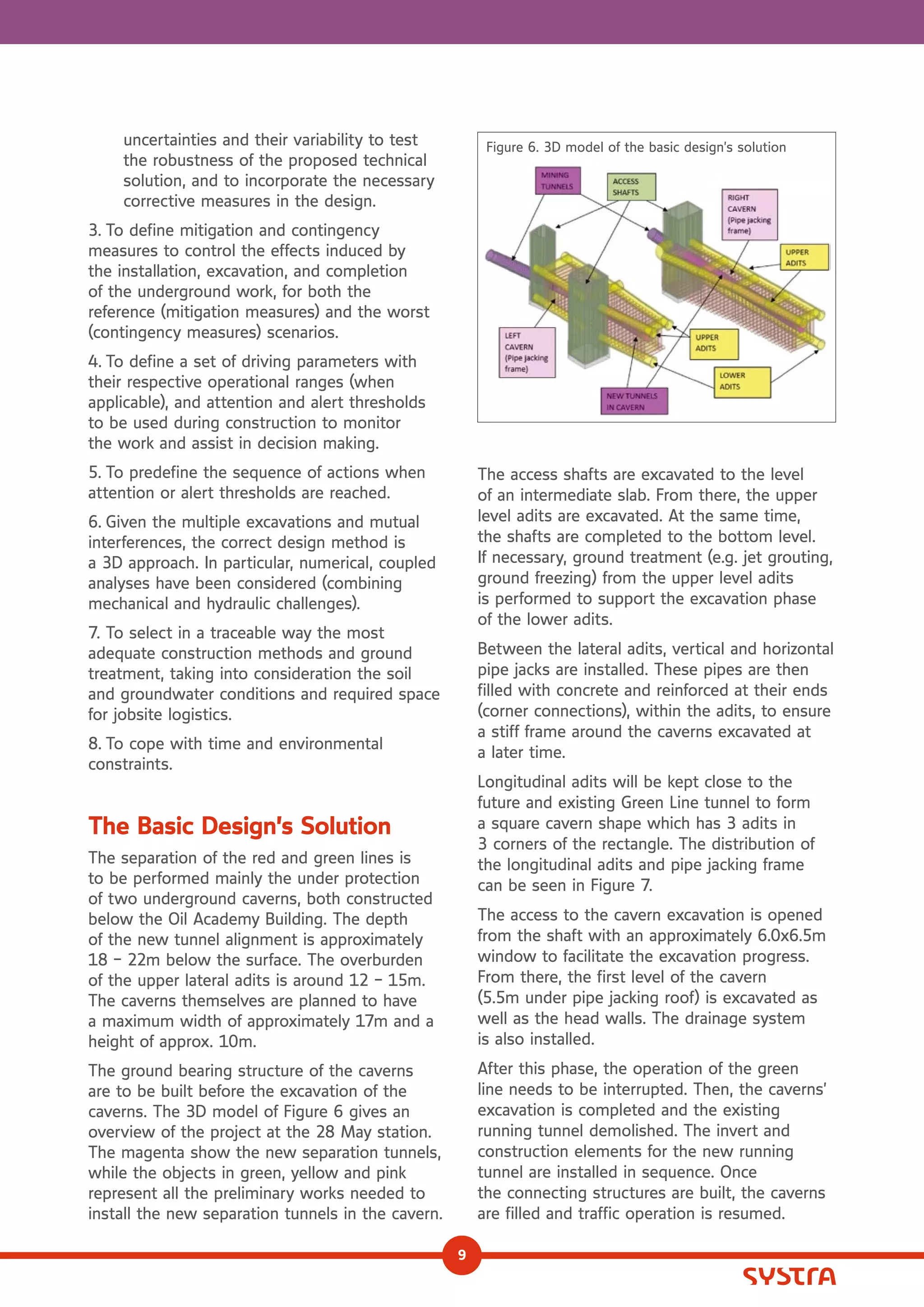 Separating underground metro lines under operation in Baku | PDF