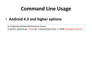 Analyzing Display and Performance with Systrace | PPTX | Operating Systems | Computer Software ...