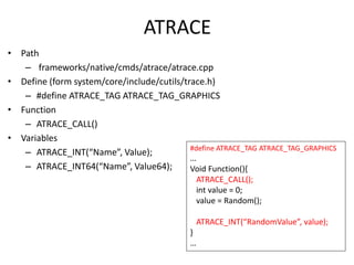Analyzing Display and Performance with Systrace | PPTX | Operating Systems | Computer Software ...