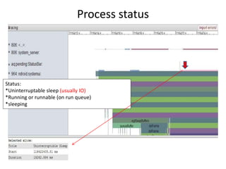 Analyzing Display and Performance with Systrace | PPTX | Operating Systems | Computer Software ...