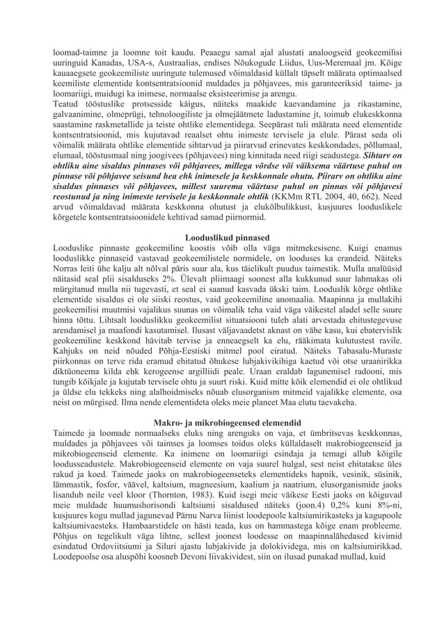 Systra kivimite koostis | PDF