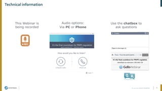 It's the final countdown for PRIIPS regulation | PPT