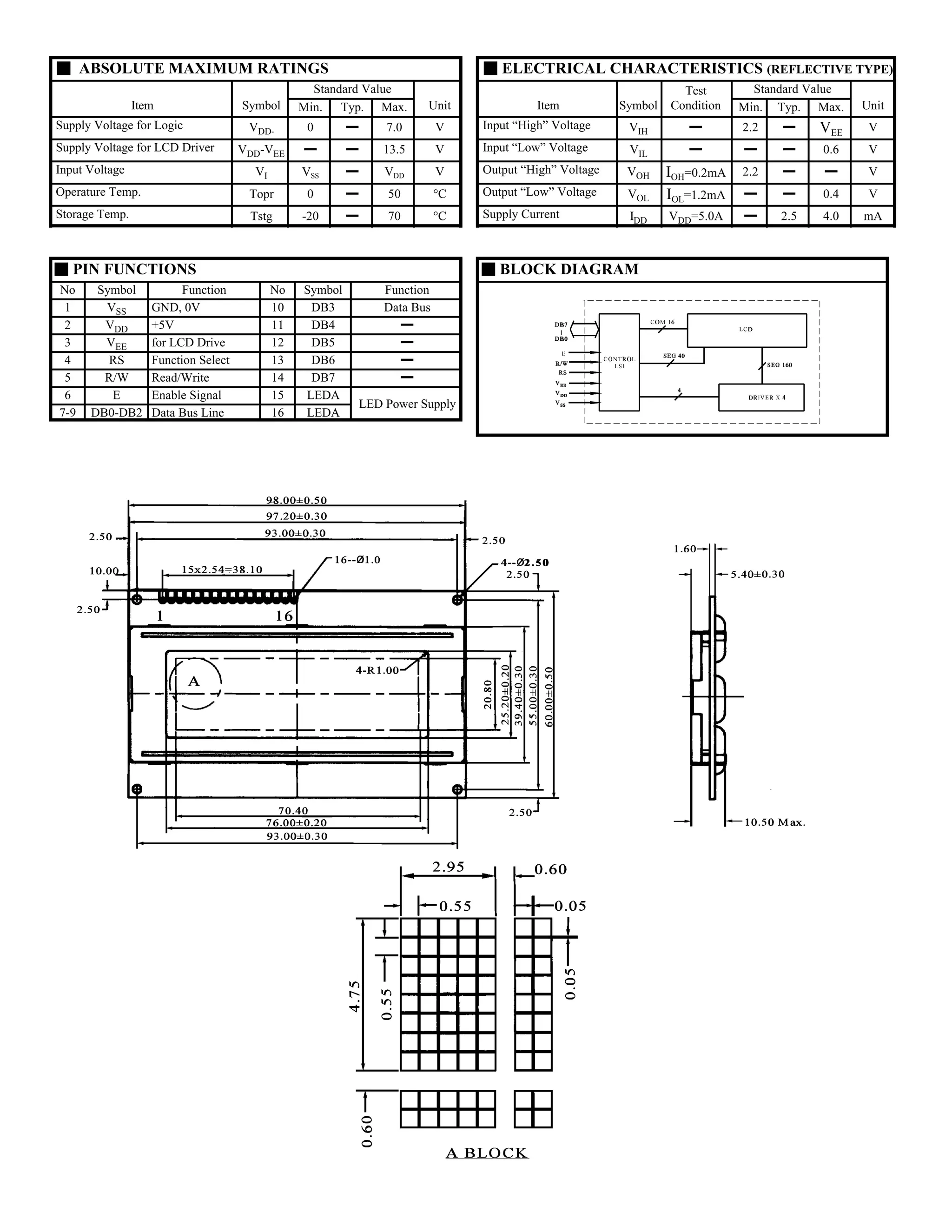 Systronix 20x4 lcd_brief_data | PDF
