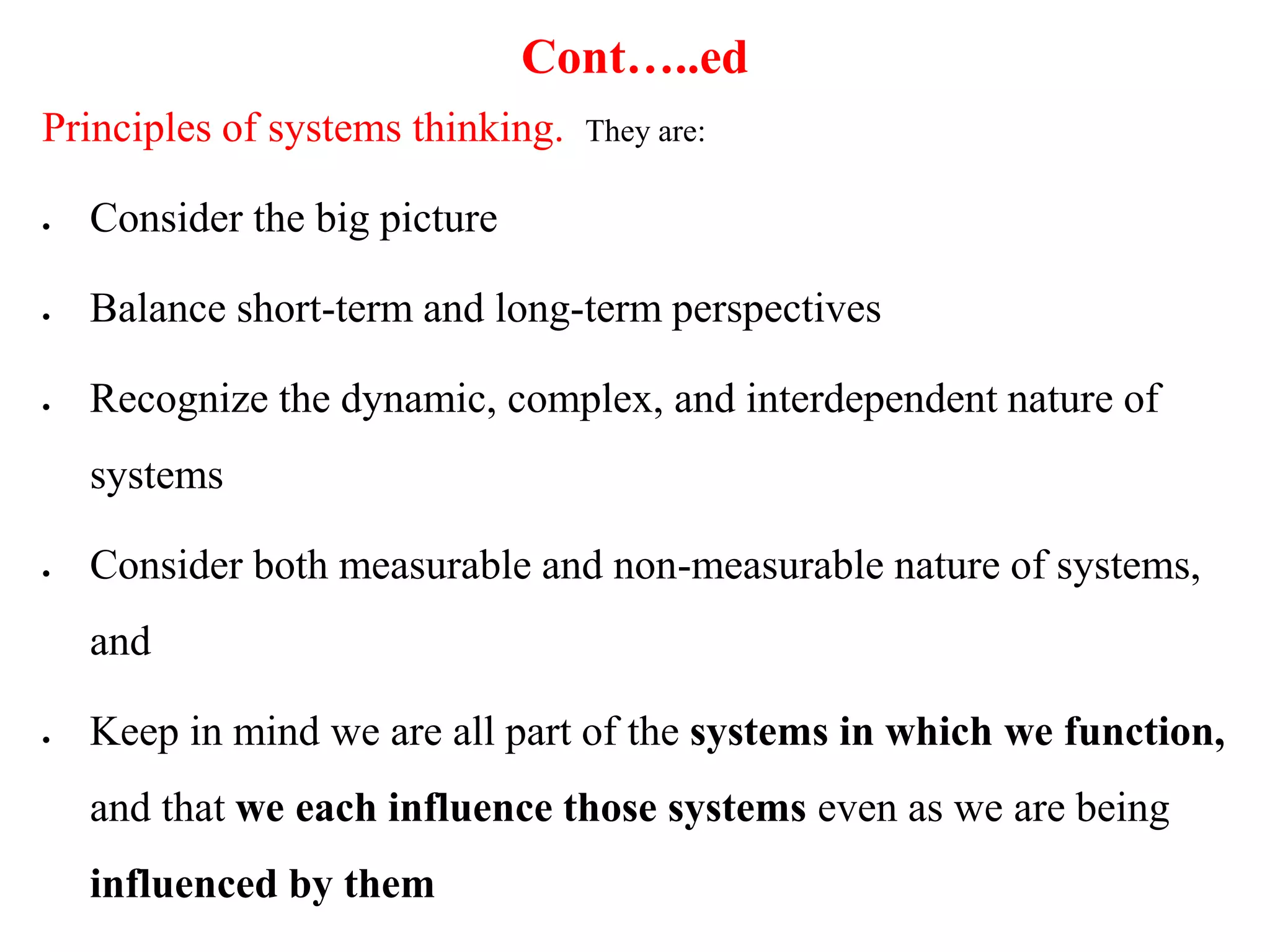System Thinking.pptx | Agriculture | Industries