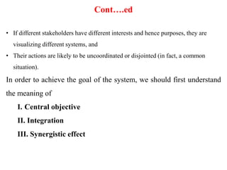System Thinking.pptx | Agriculture | Industries