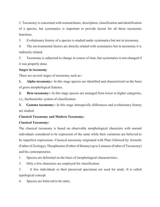 sytematics_taxonomy_phylogeny complete topic | PDF