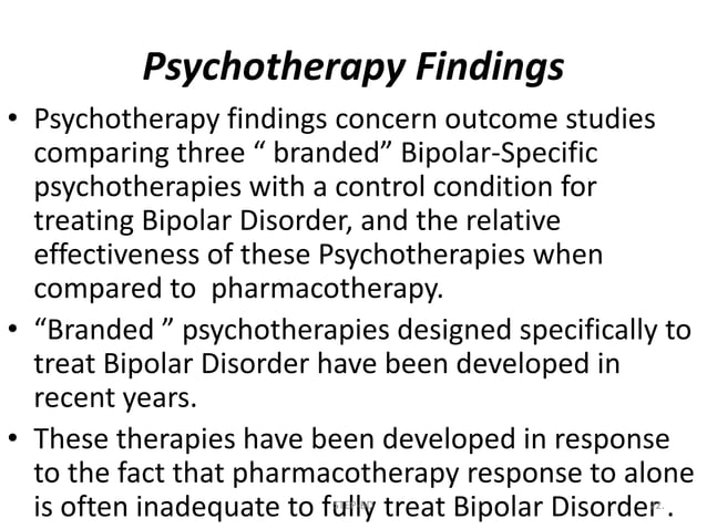 Sytematic treatment enhancement program for bipolar disorder(step bd ...