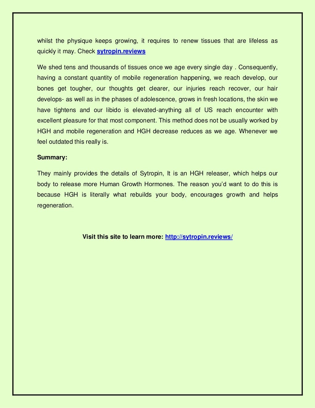 Sytropin the wild craze that is sweeping the fitness & wellbeing world