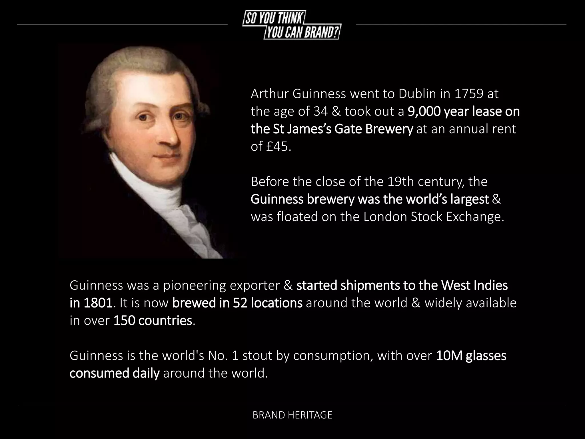 SYTYCB: Introduction to Guinness | PPTX