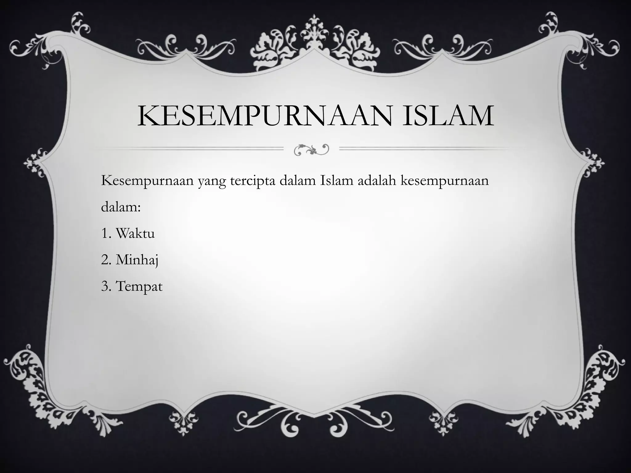 Syumuliyatul islam | PPT