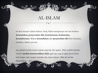 Syumuliyatul islam | PPT