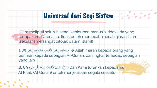 Syumuliyyah Islam atau integritas islam menurut ulama.pptx