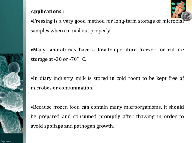 Physical and Chemical Control of Microbes | PPTX
