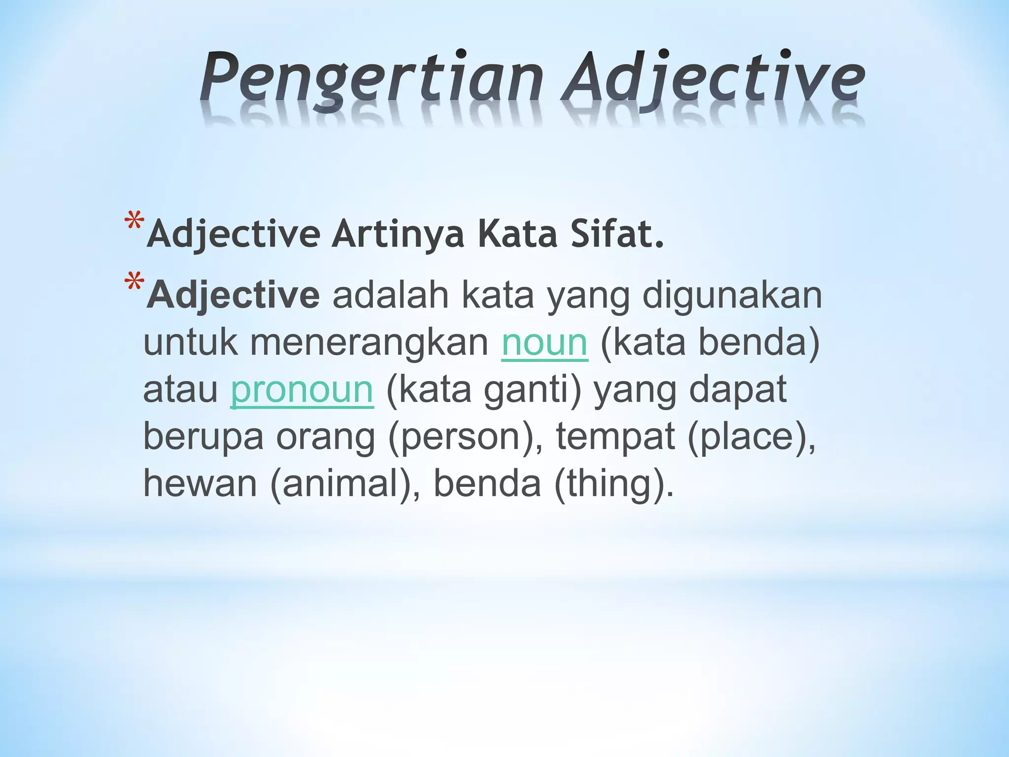Syuting Adjective.ppt