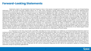Sysco Fiscal Q3 2025 Earnings Results Presentation | PDF