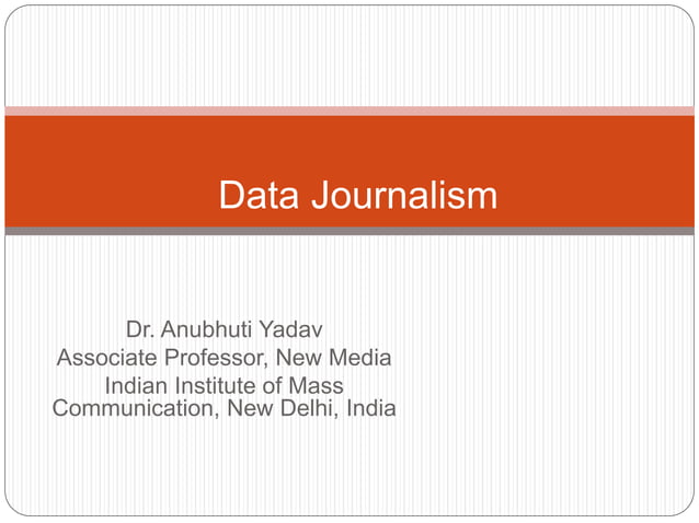 Data Journalism | PPT