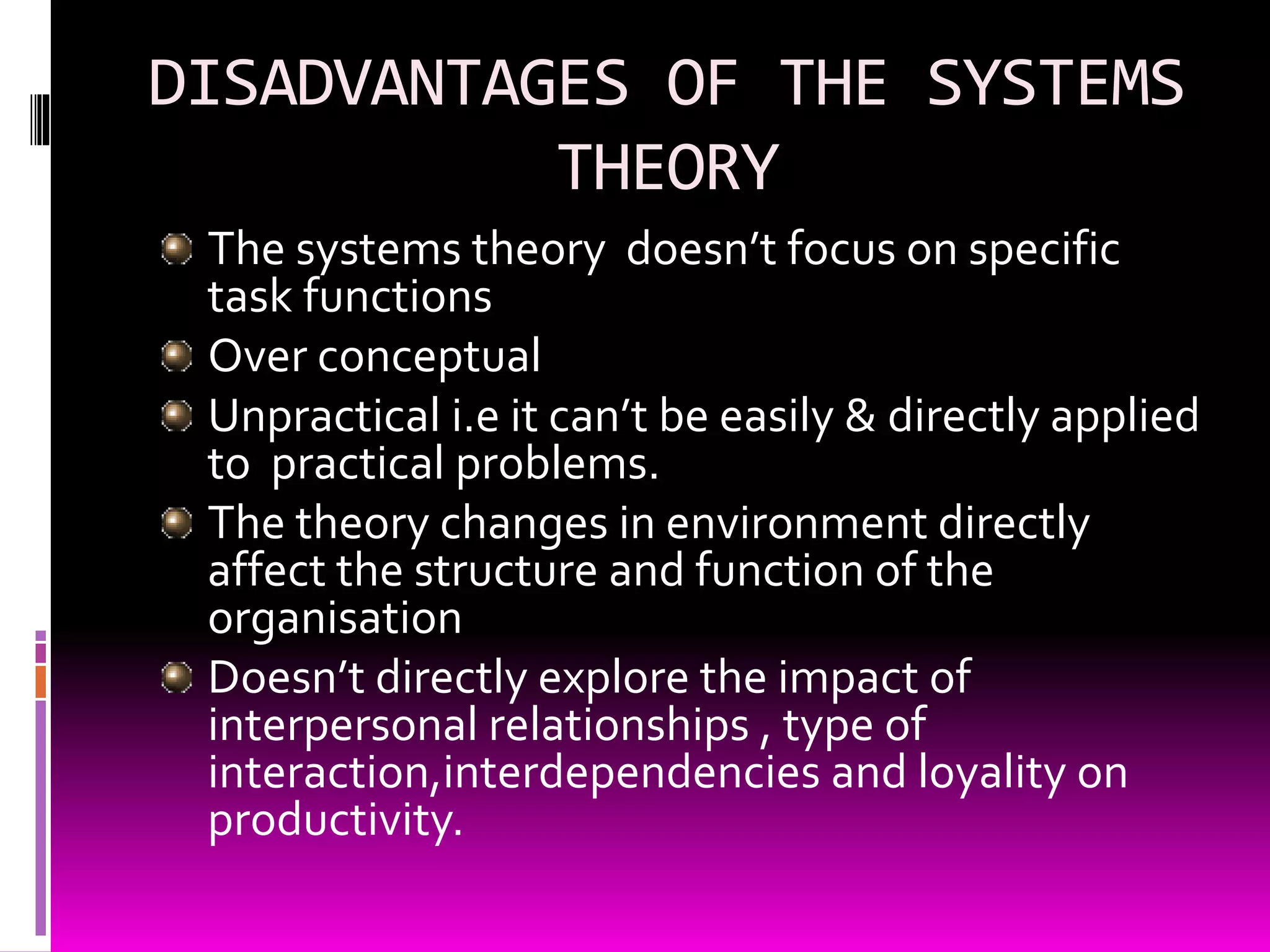 System Theory By Von Bertalanffy | PPTX