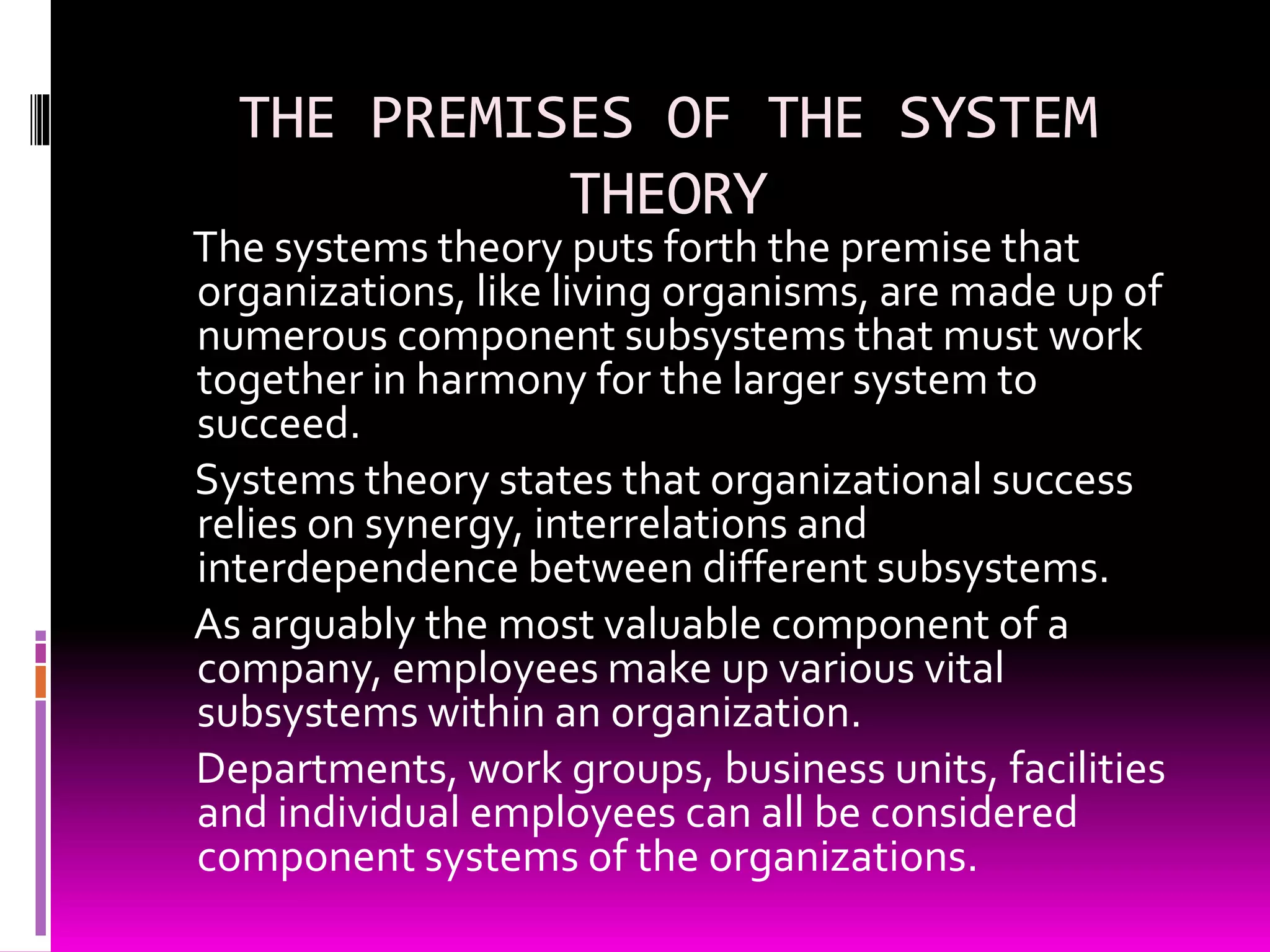 System Theory By Von Bertalanffy | PPTX