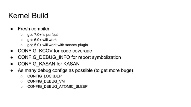 syzkaller: the next gen kernel fuzzer | PDF