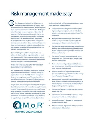Management of Risk M_o_R Dubai - Syzygal | PDF