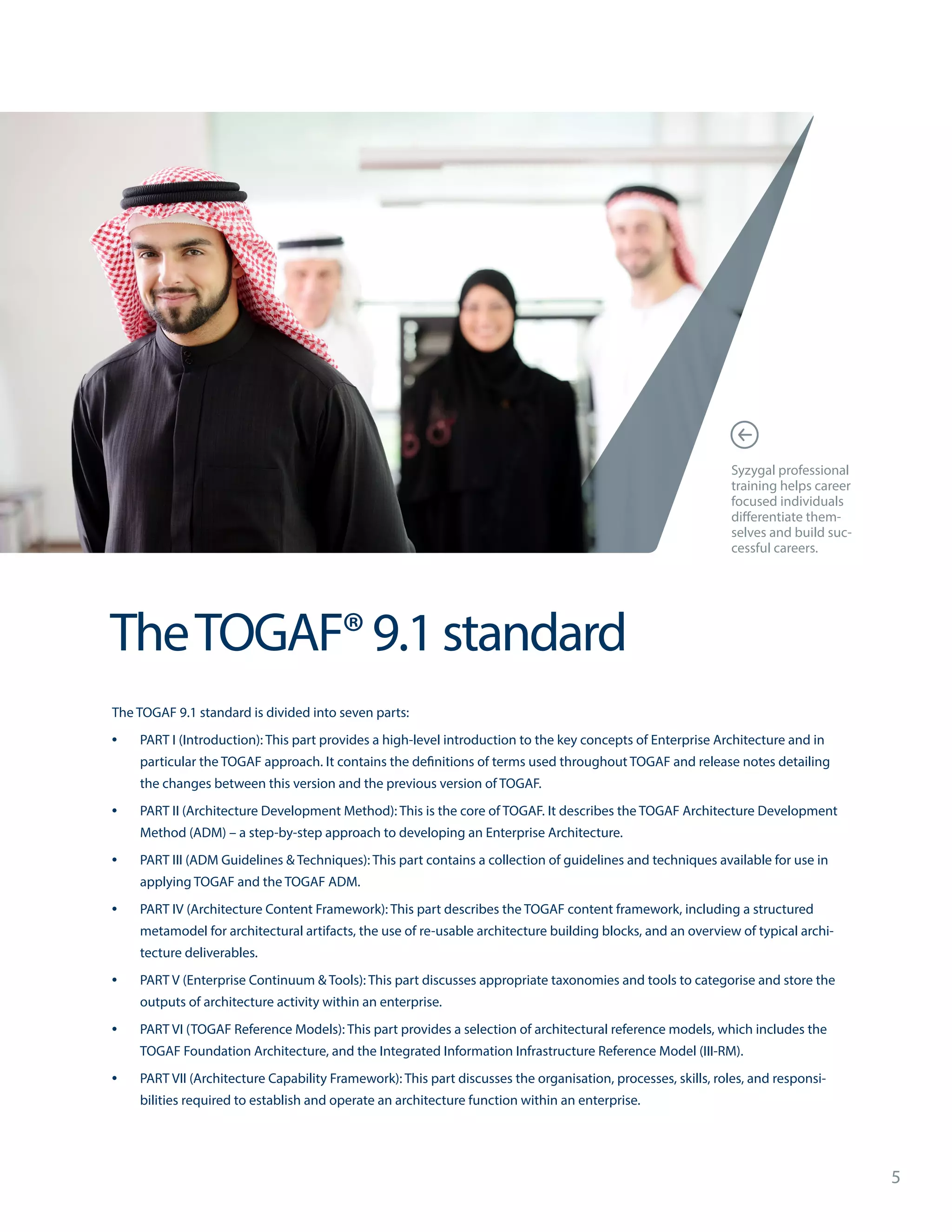 TOGAF 9 Training Brochure - Syzygal | PDF