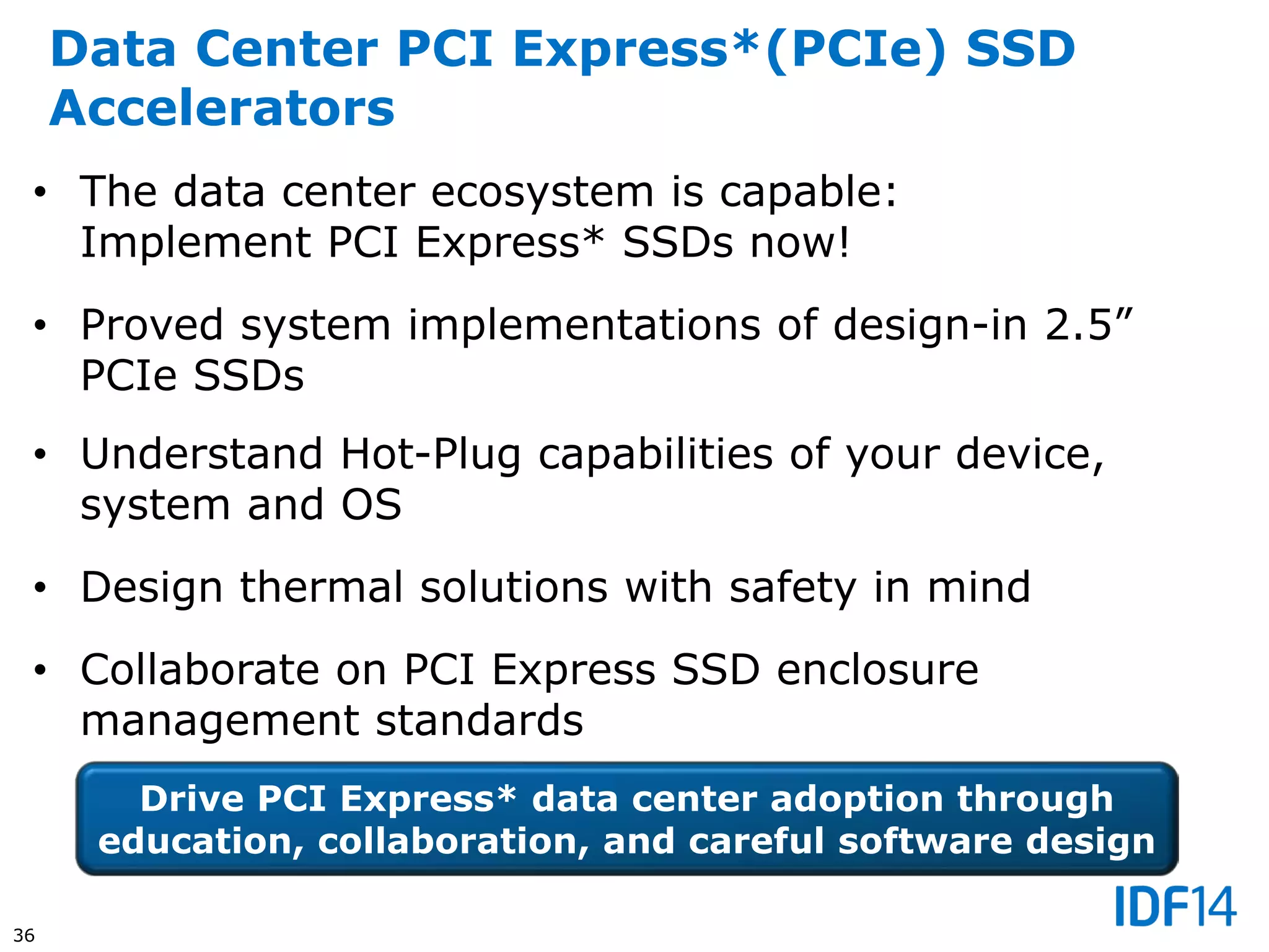 Moving to PCI Express based SSD with NVM Express | PDF