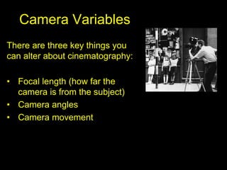 Cinematography techniques | PPTX
