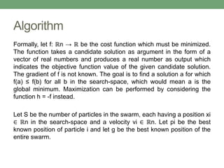 Particle swarm optimization | PPTX
