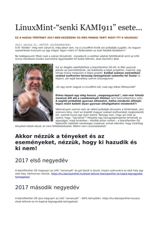 Szalai Kálmán Kami911 Hacked Linux Hardware Guide | PDF