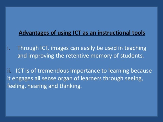 Introduction to ICT and its application to Instructional Materials De…