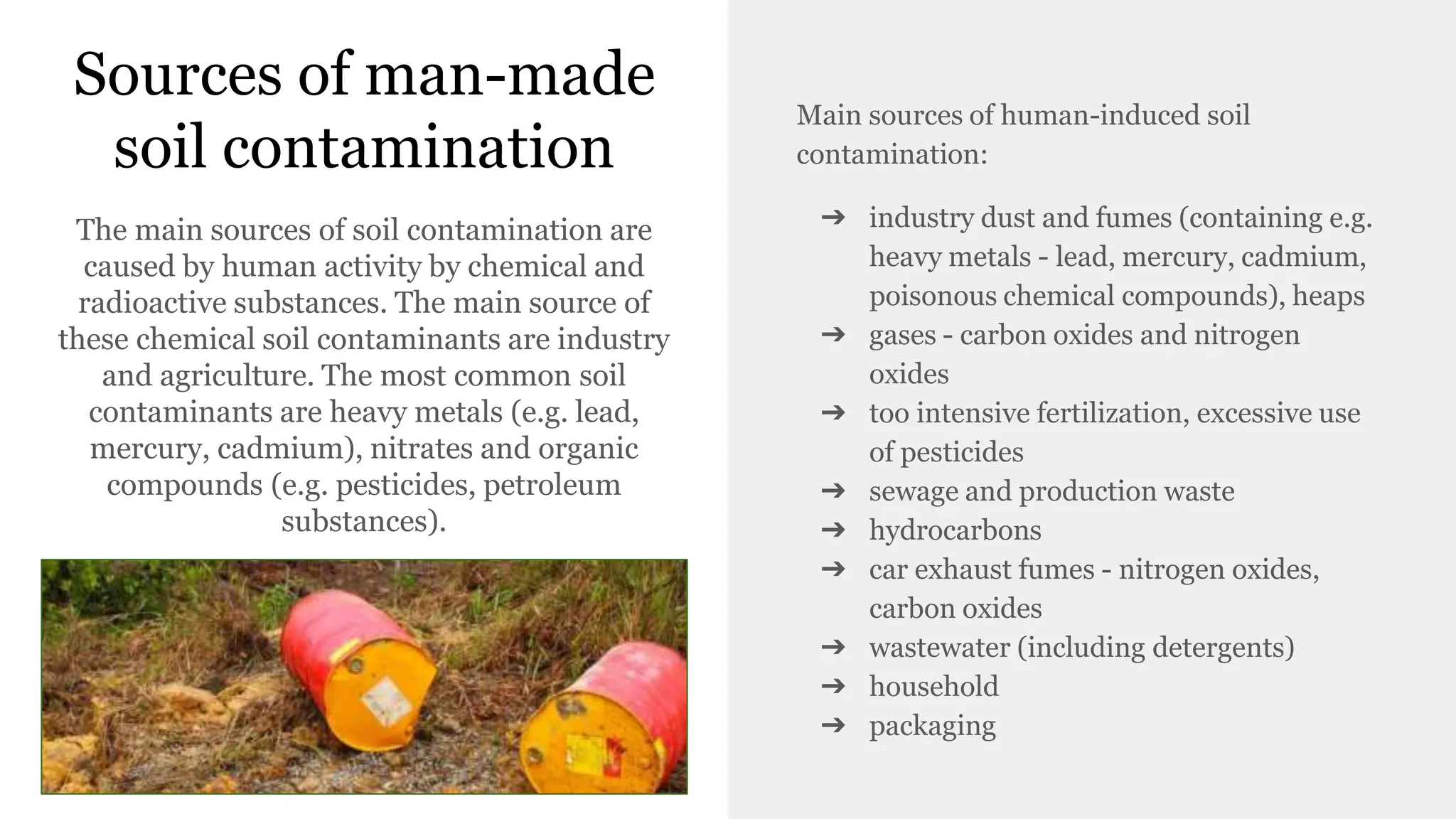 Soil contamination Group 3 | PPT