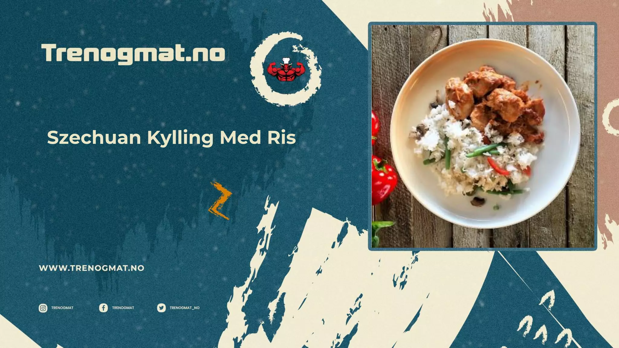 Szechuan Kylling Med Ris | PPT