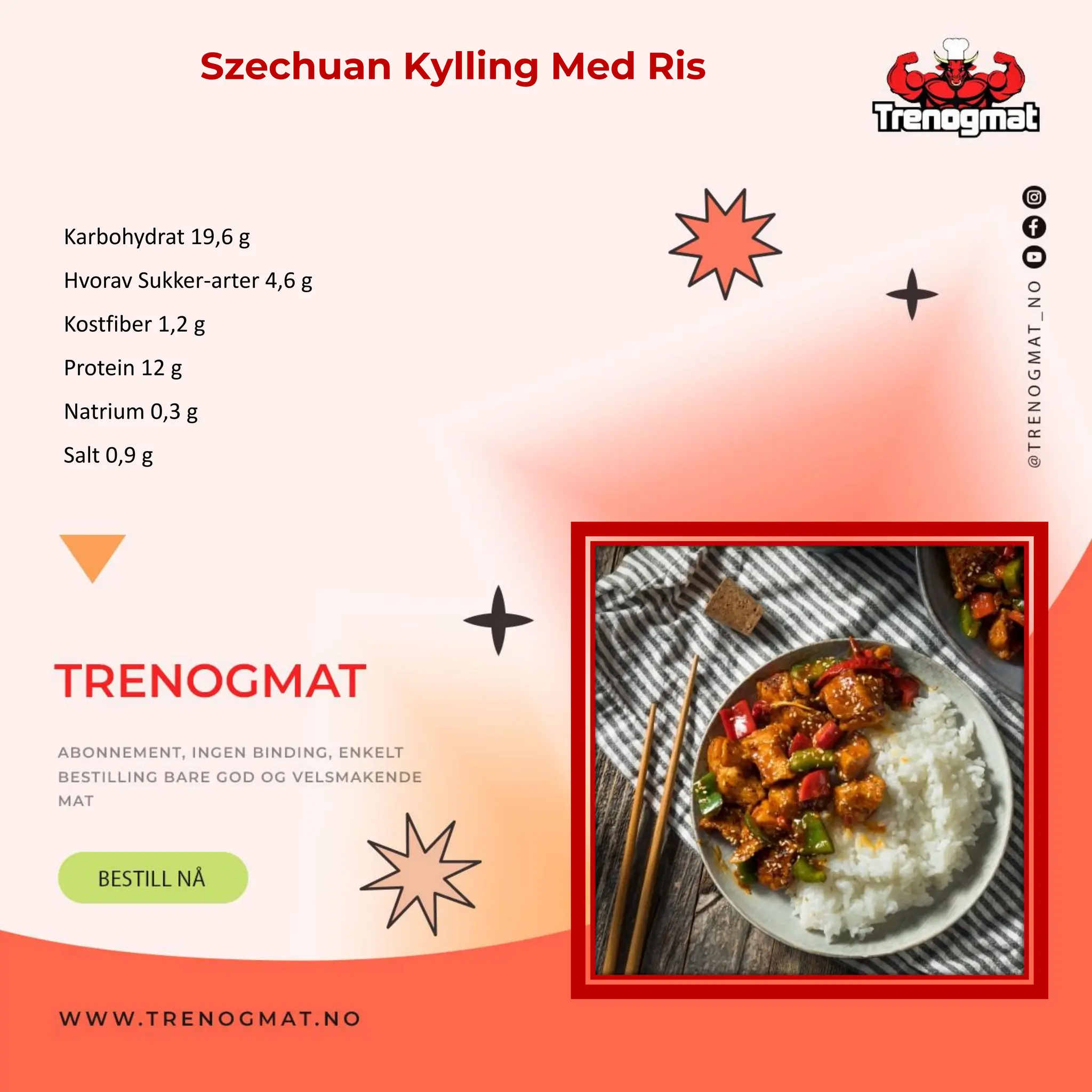Szechuan Kylling Med Ris | PDF