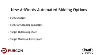 Szetela advanced ppc tips pubcon | PPT