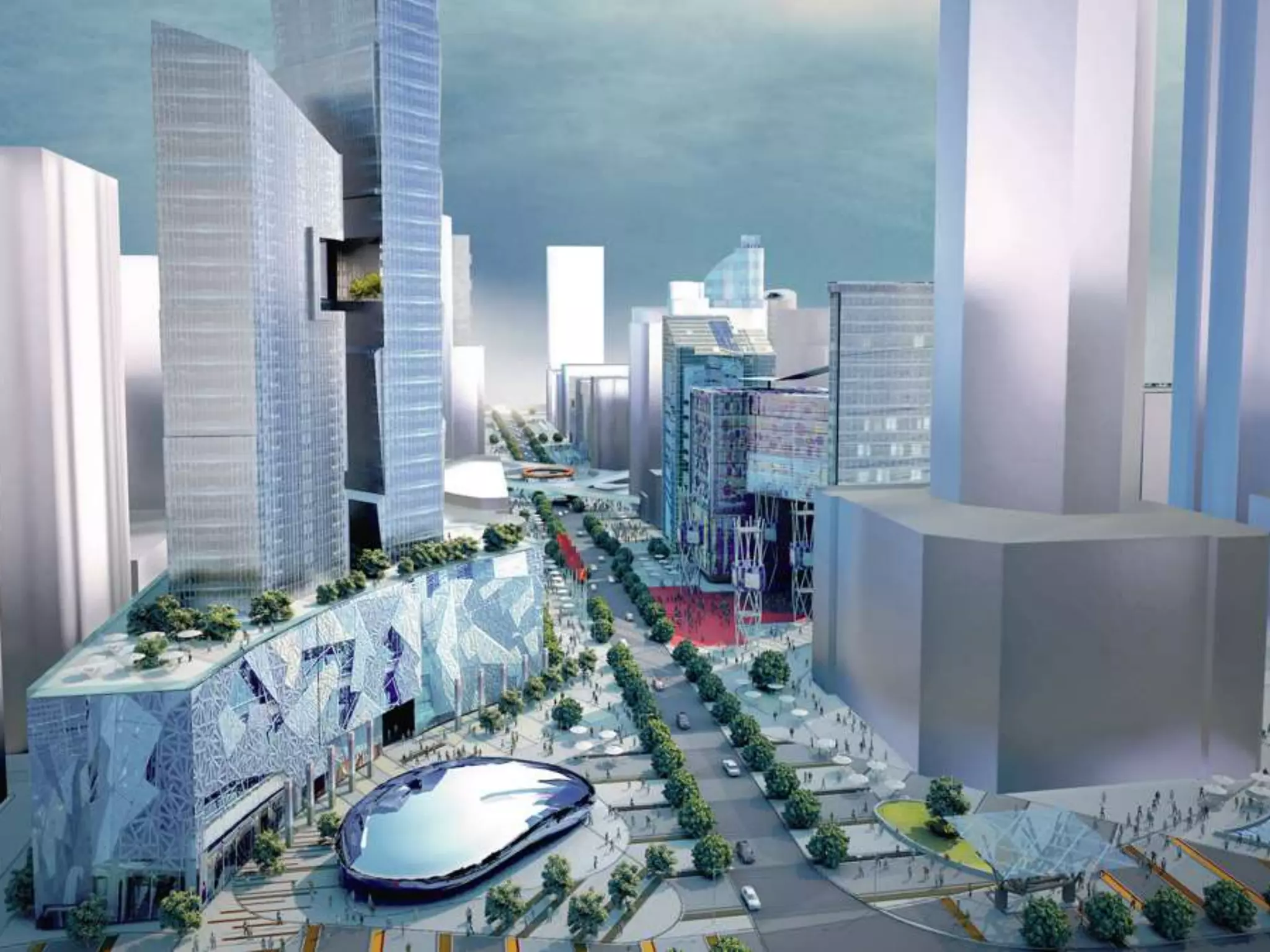 Shenzhen International 3D Street Design Scheme - Huaqiangbei Road ...