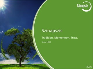 Szinapszis credentials 2016 | PPT