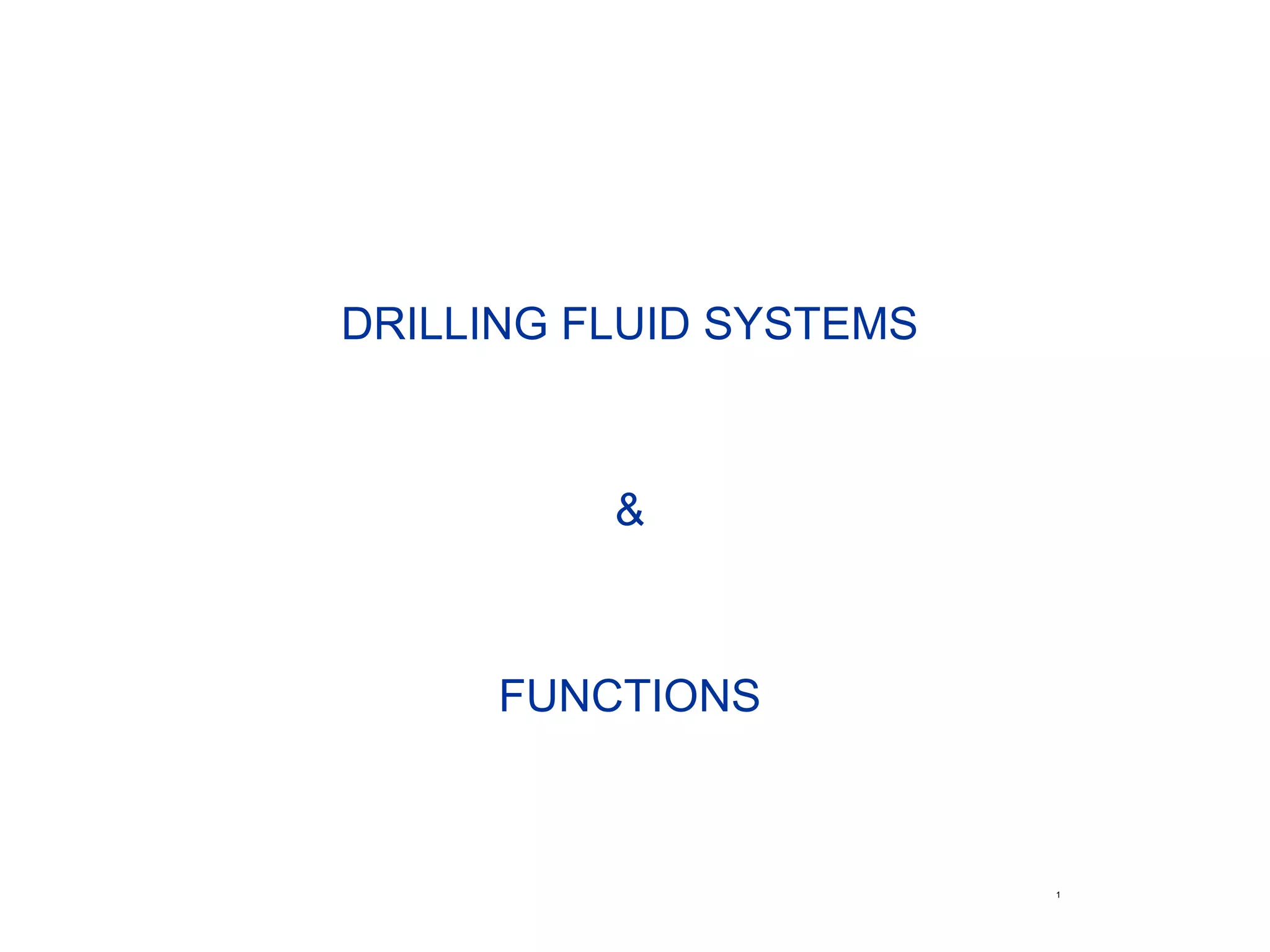 Drilling fluids | PPT