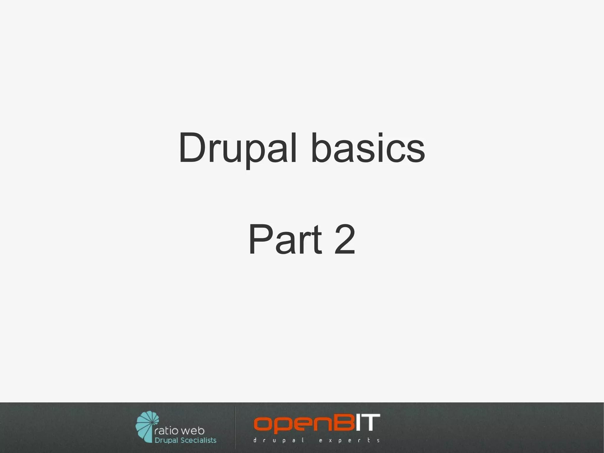 Szkolenie drupal-podstawy 2 | PPT