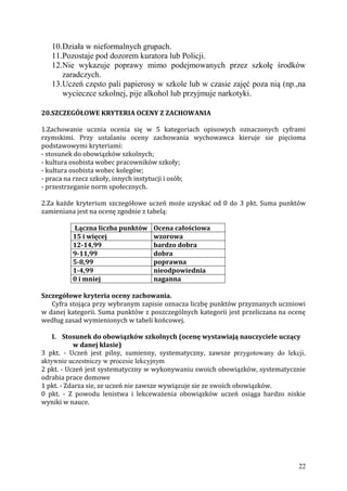 Szkolny system oceniania | PDF