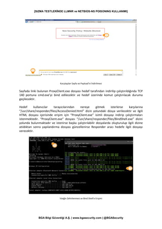 LLMNR ve NetBIOS Poisoning | PDF