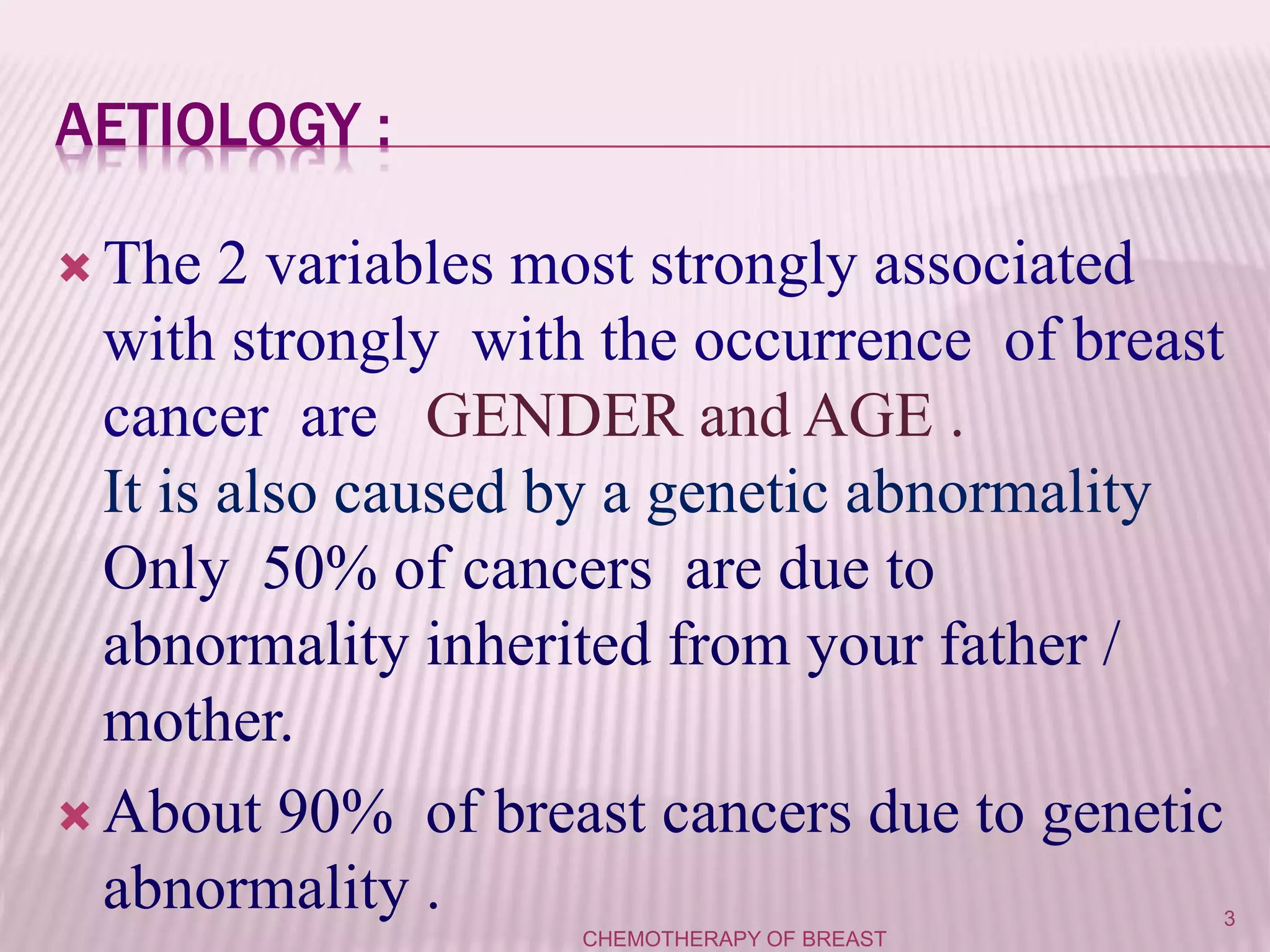 breast cancer pharmacotherapy | PPTX