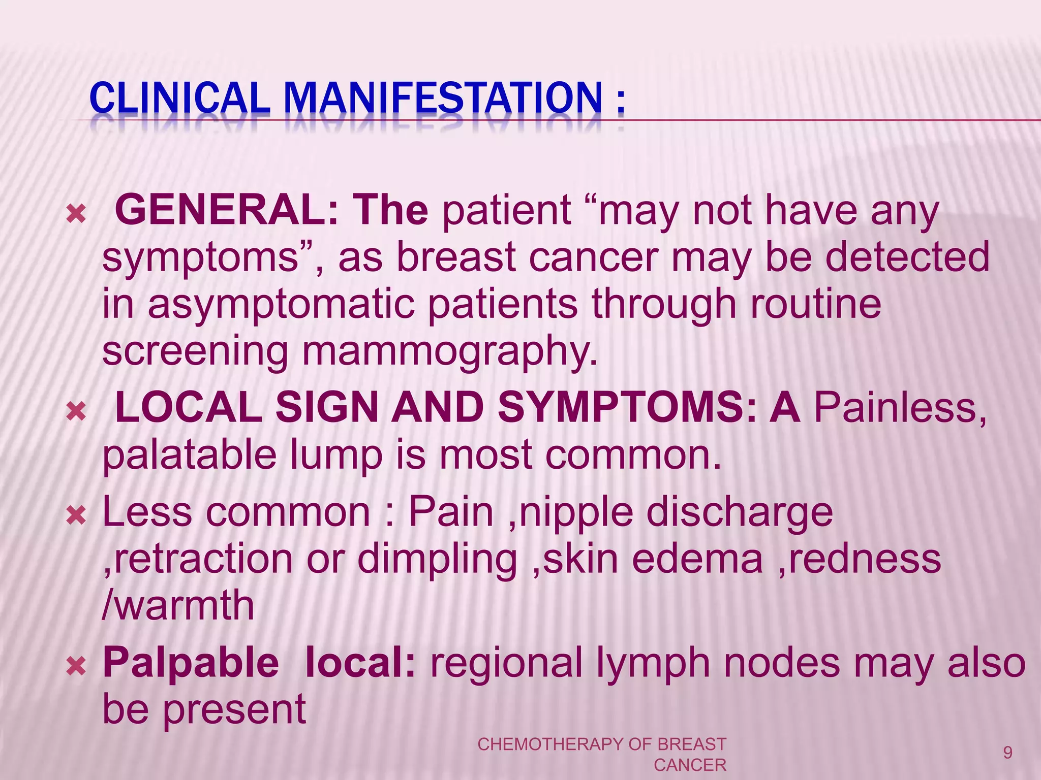 breast cancer pharmacotherapy | PPTX