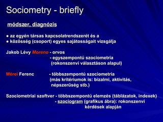 Szociometria AlkalmazáSa Az IskoláBan | PPT
