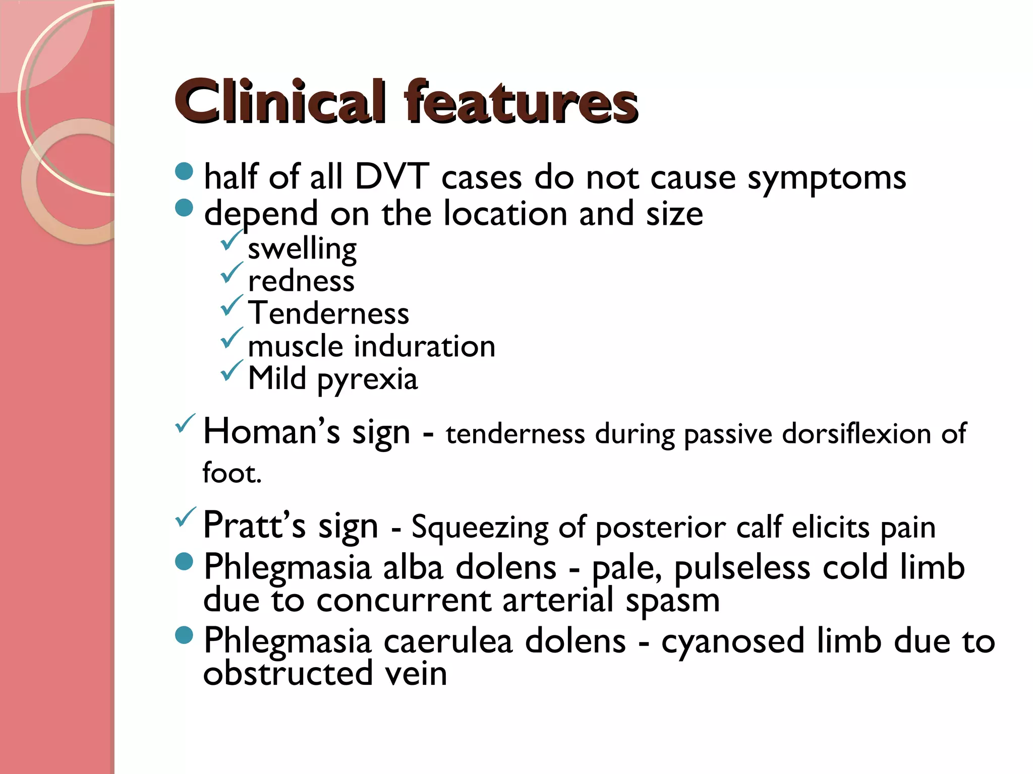 Deep vein thrombosis maria | PPT