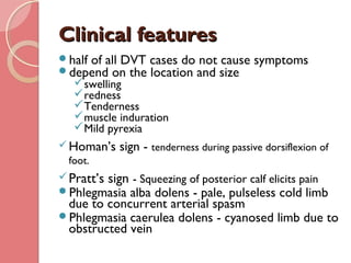 Deep vein thrombosis maria | PPT