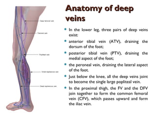 Deep vein thrombosis maria | PPT