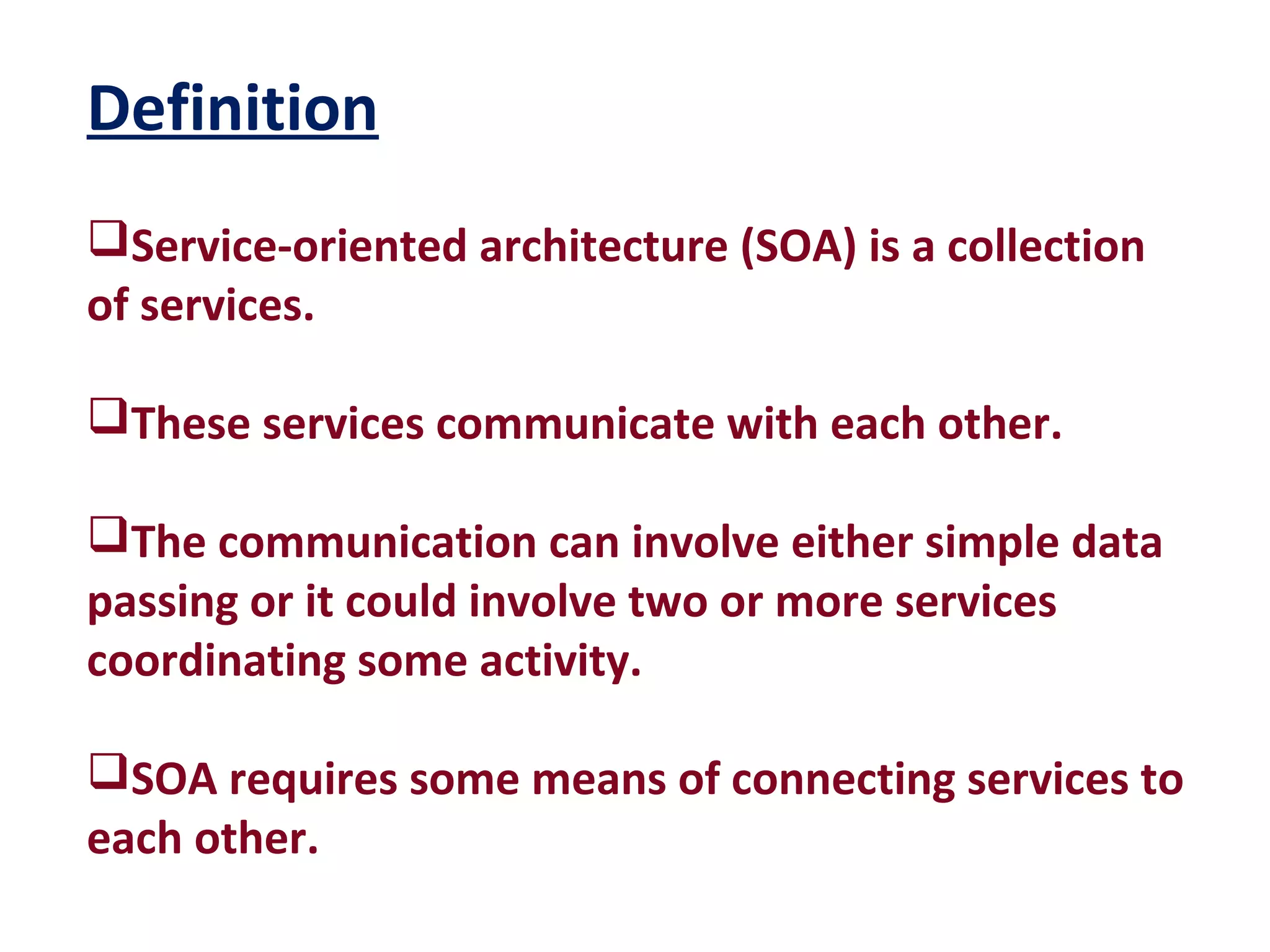 The application of soa | PPT