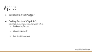 Jumpstart into Swagger & OpenAPI (JS Edition) - GrazJS | PPT