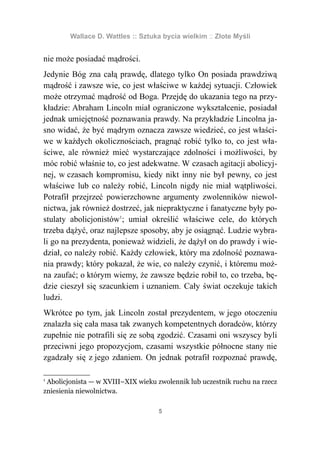 Sztuka bycia wielkim Wallace D. Wattles | PDF