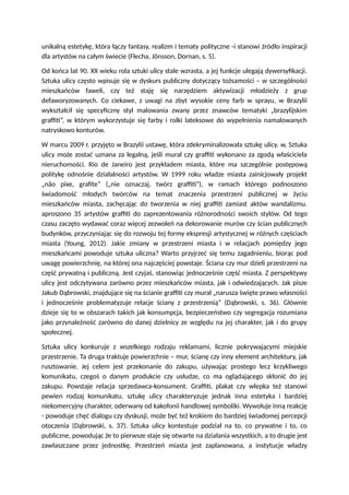 Sztuka ulicy a przestrzeń miasta_tekst.docx | Hip Hop Music | Music